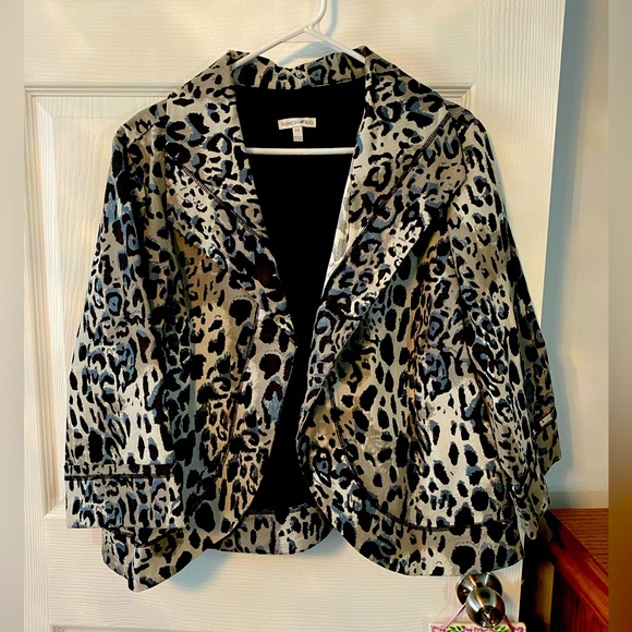 Fashion Bug | Jackets & Coats | Vintage Fashion Bug Leopard Print ...